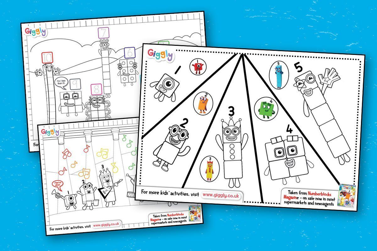 Baby Blocks Coloring Page