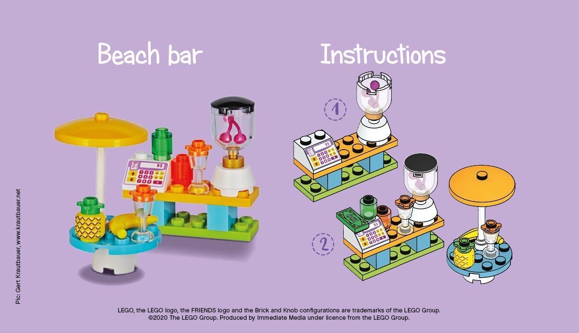 Lego Friends Juice Bar Instructions
